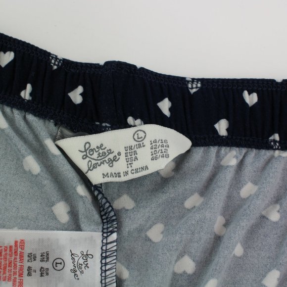 Primark | Intimates & Sleepwear | Love To Lounge Lacey Navy Blue Heart ...